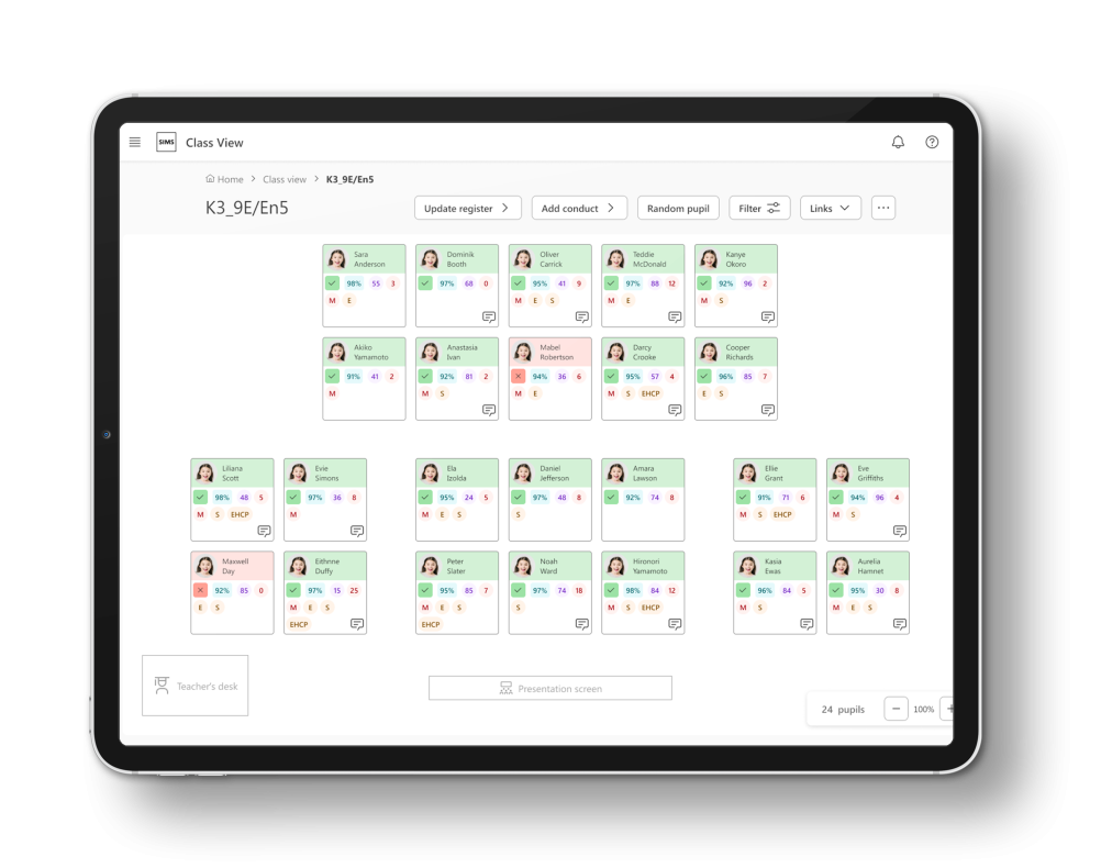 SIMS Class View: All-in-One Classroom Management Software